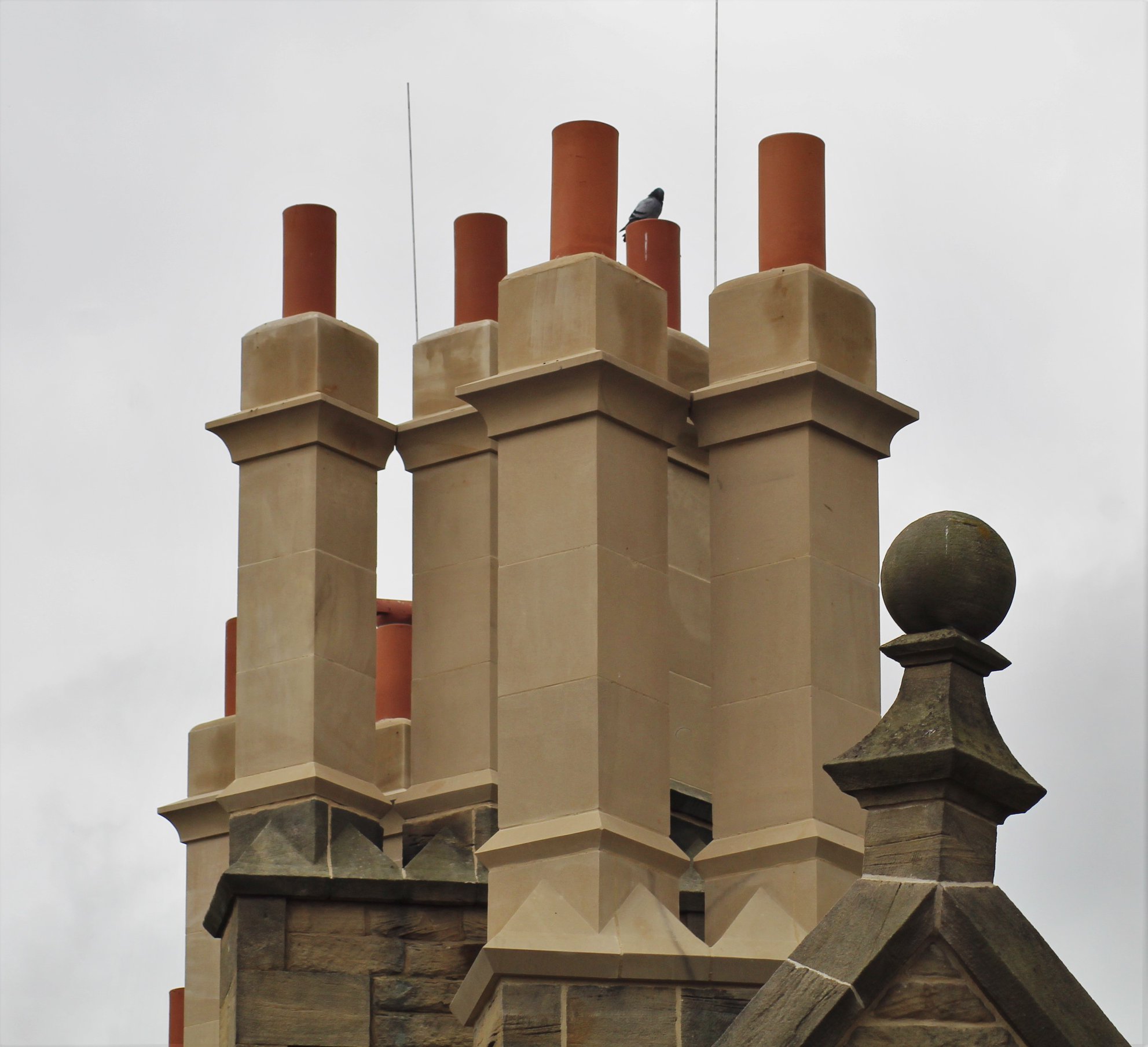 2nd August: Chimneys Completed – Greater Morpeth Development Trust (GMDT)